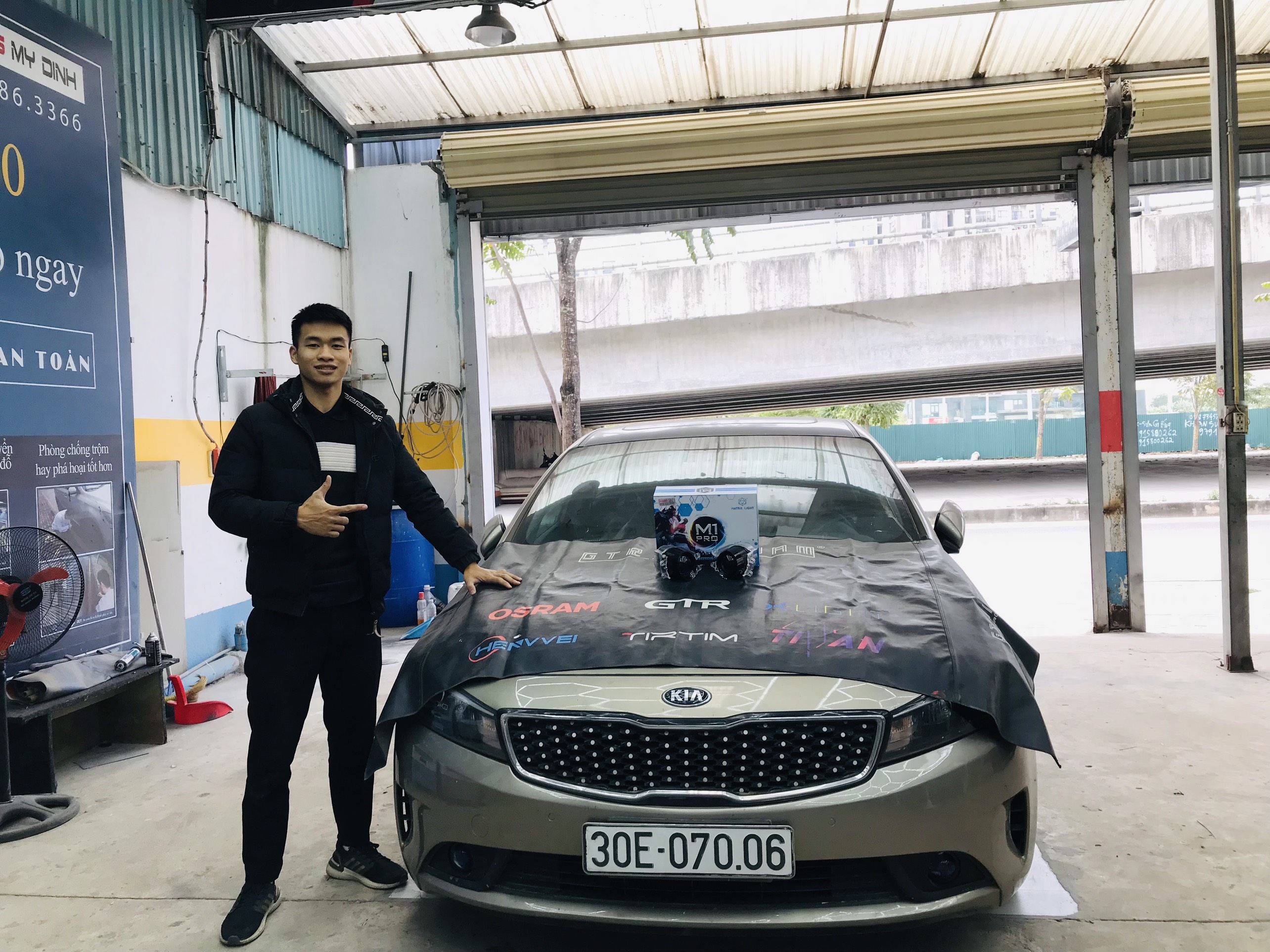 Độ đèn nâng cấp ánh sáng Nâng cấp bi gầm M1 Pro cho Kia Cerato